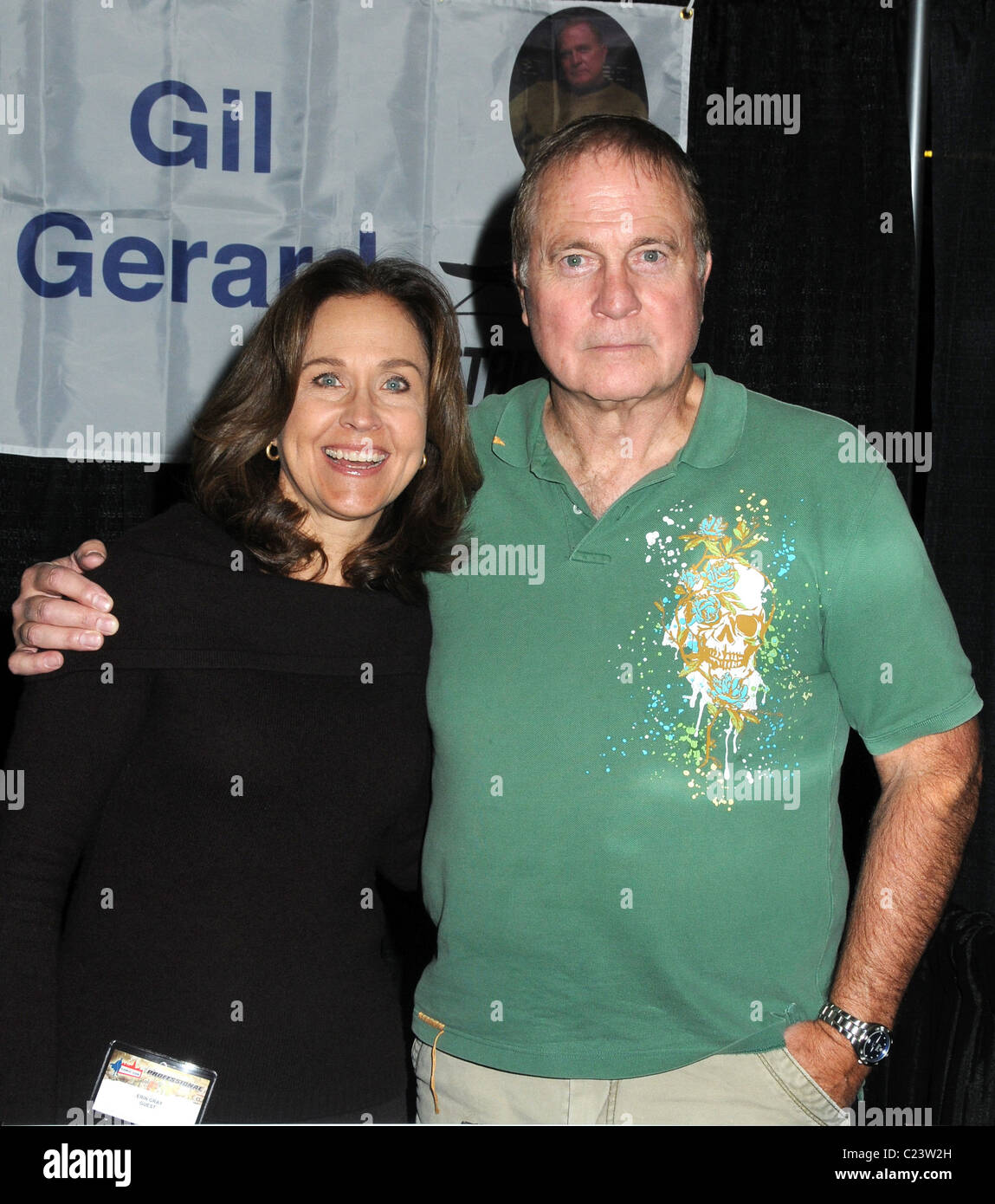 Gil Gerard And Erin Gray