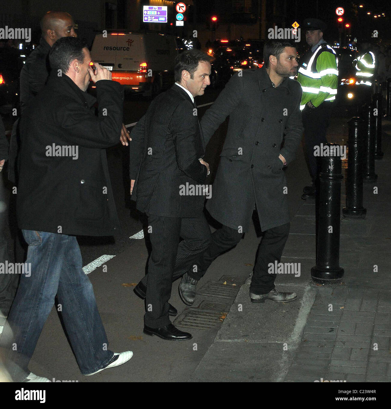 Mikey Graham arrives at the Jennings funeral home to help move Stephen ...