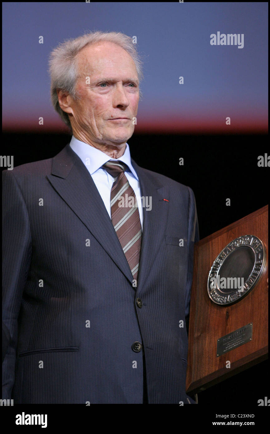 Clint Eastwood Clint Eastwood receives an award during the Lumiere Film ...