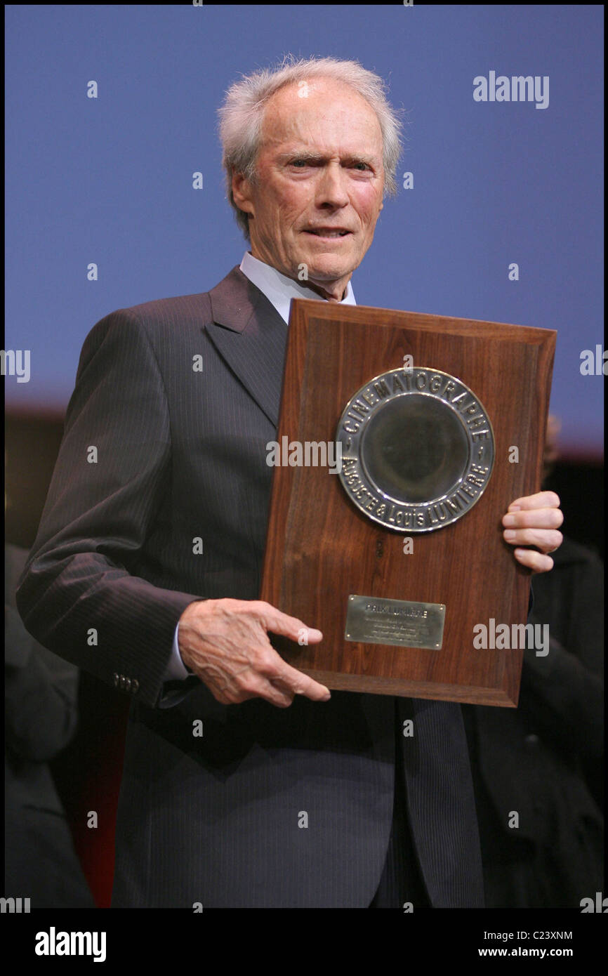 Clint Eastwood Clint Eastwood receives an award during the Lumiere Film ...