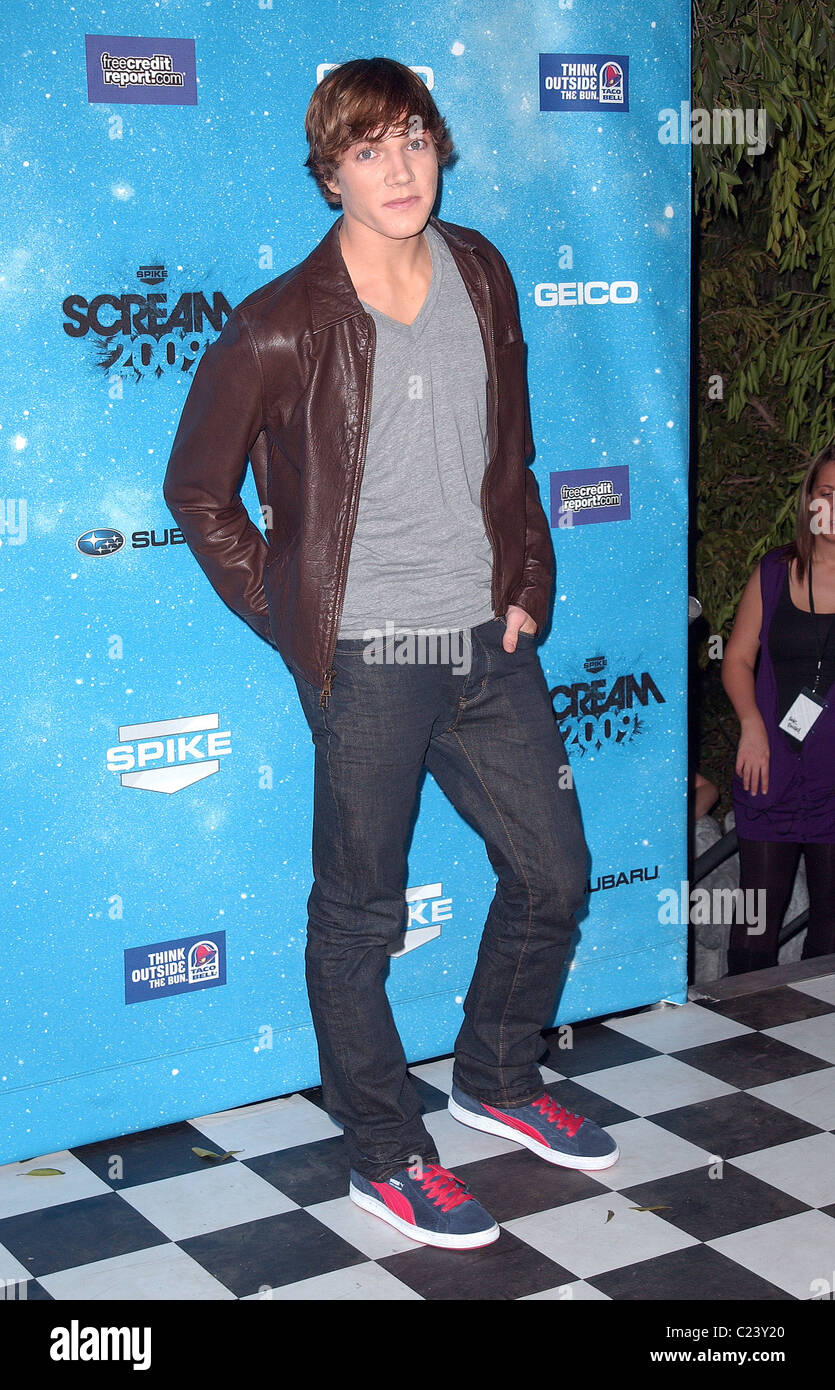 Chris Massoglia Spike TV's 2009 Scream Awards held at the Greek Theatre ...