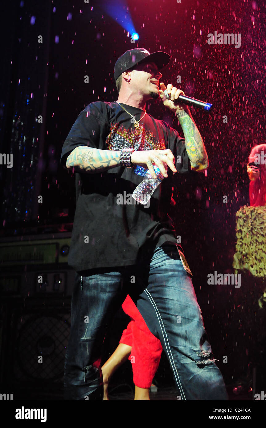 Robert Mathew Van Winkle aka Vanilla Ice performing at the Casanova ...