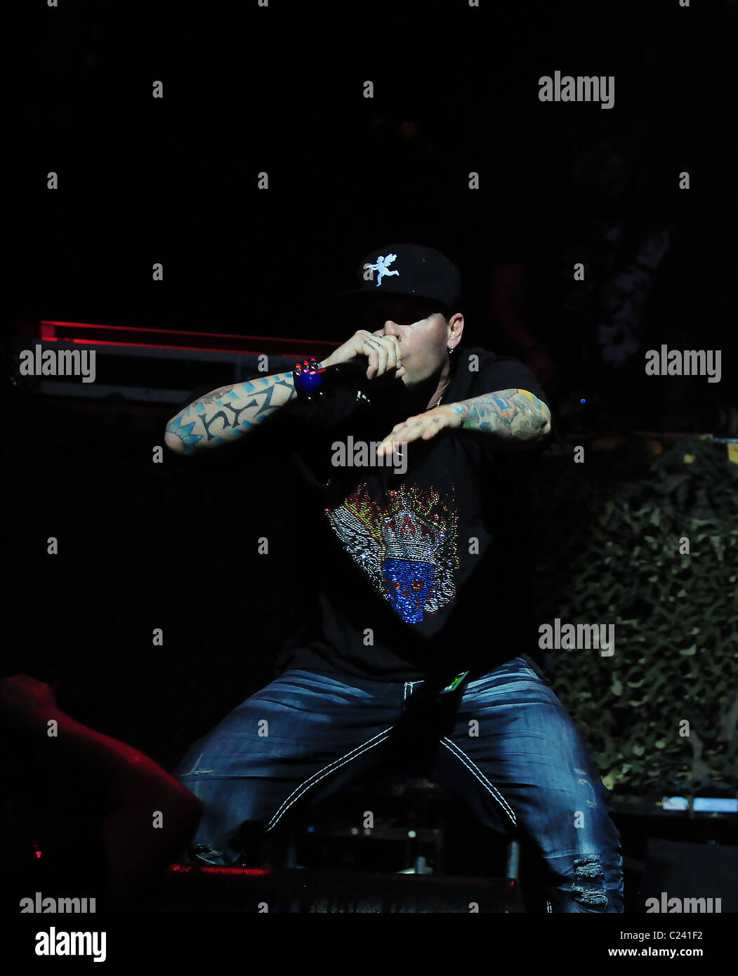 Robert Mathew Van Winkle aka Vanilla Ice performing at the Casanova ...