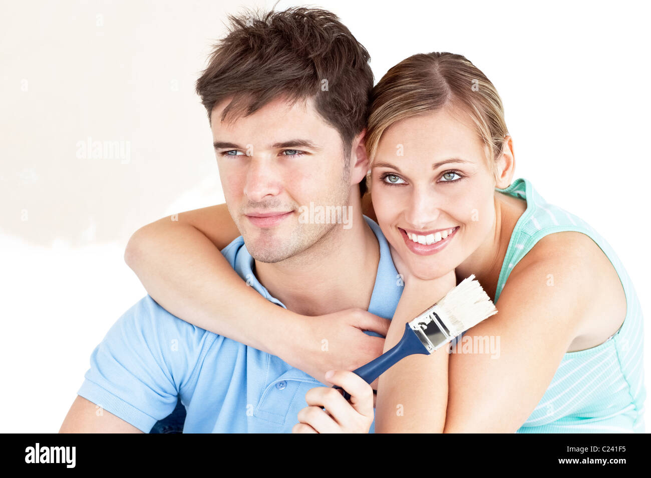 Friendship hug painting hi-res stock photography and images - Alamy