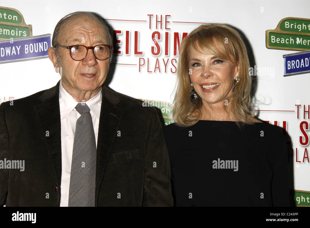 Neil Simon and wife, 70s game show veteran Elaine Joyce Opening night ...