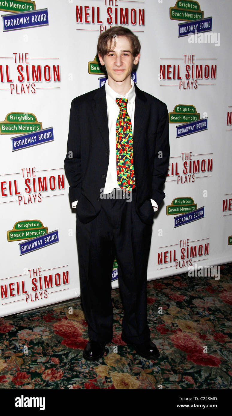 Noah Robbins Opening night after party for Neil Simon's 'Brighton Beach ...