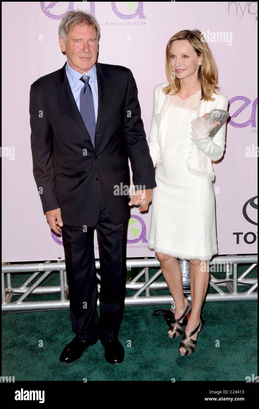 Calista Flockhart & Harrison Ford 2009 Environmental Media Awards held ...