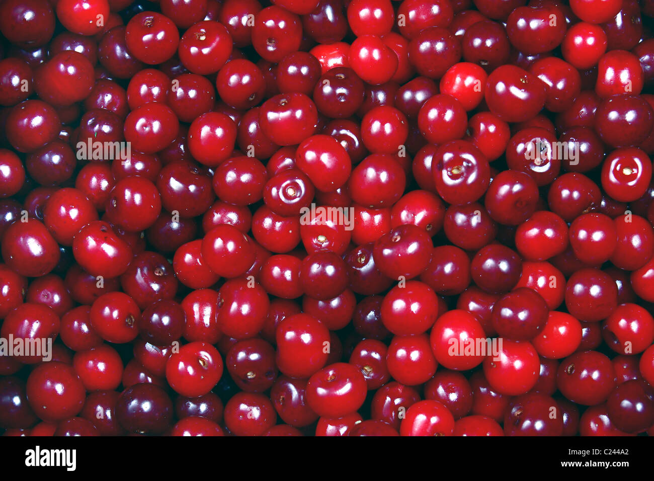 a sweet cherry background Stock Photo - Alamy