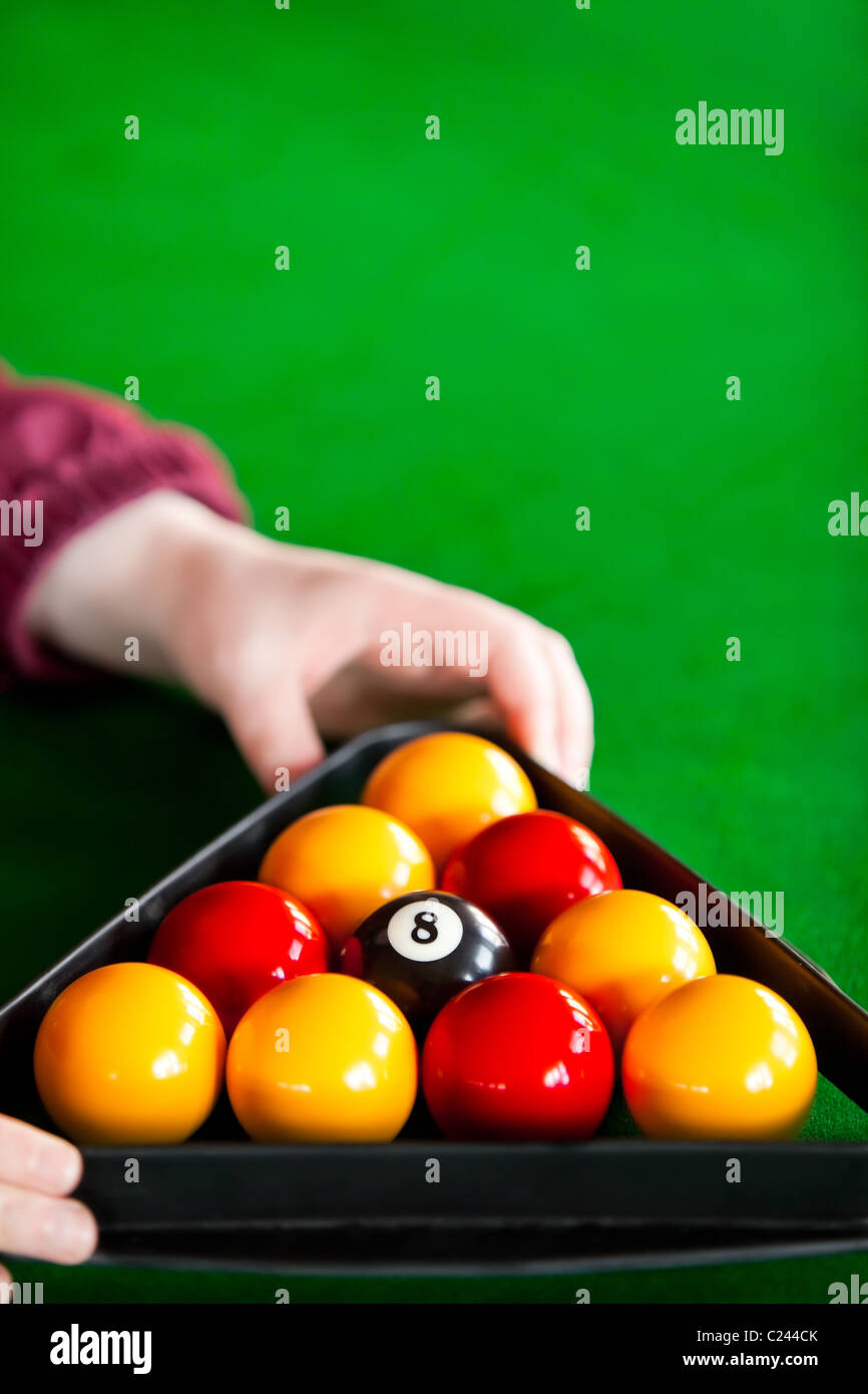Snooker triangle hi-res stock photography and images - Alamy