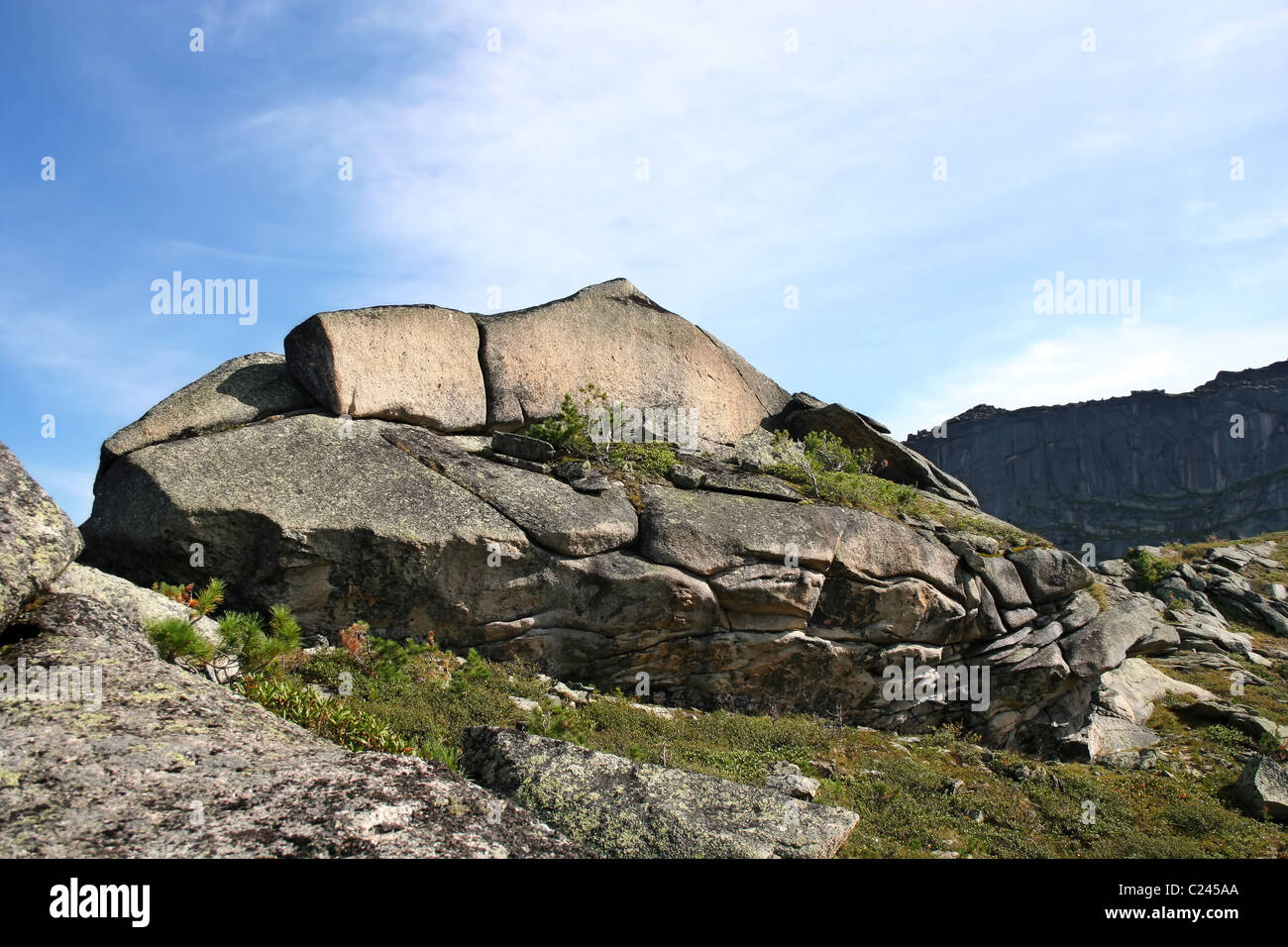 Nature landscape. Natural park of Ergaki. West Sayan mountains. Siberia ...