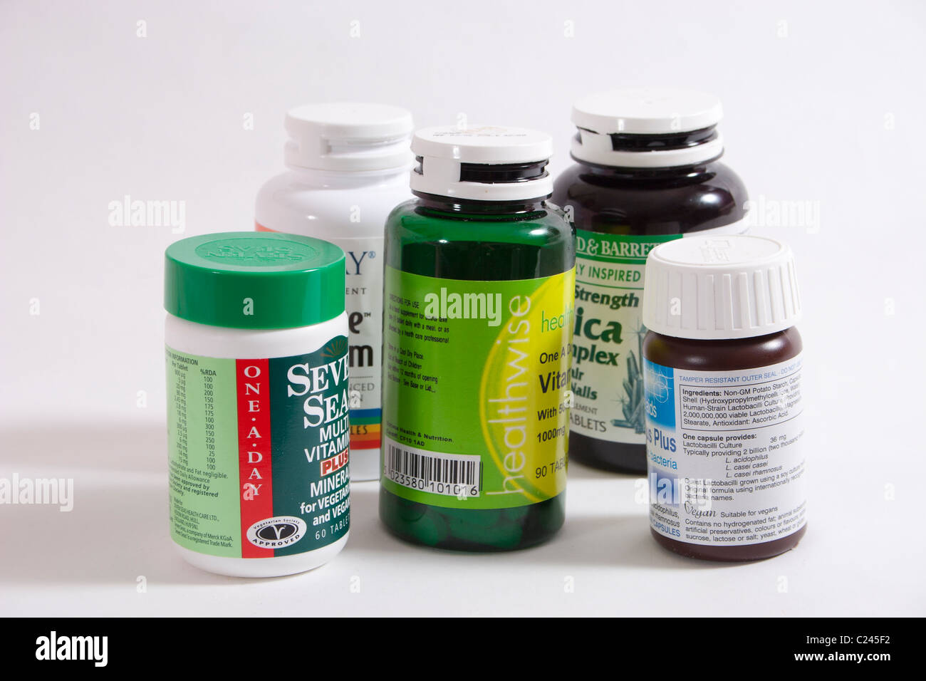 variety of vitamin supplements Stock Photo - Alamy