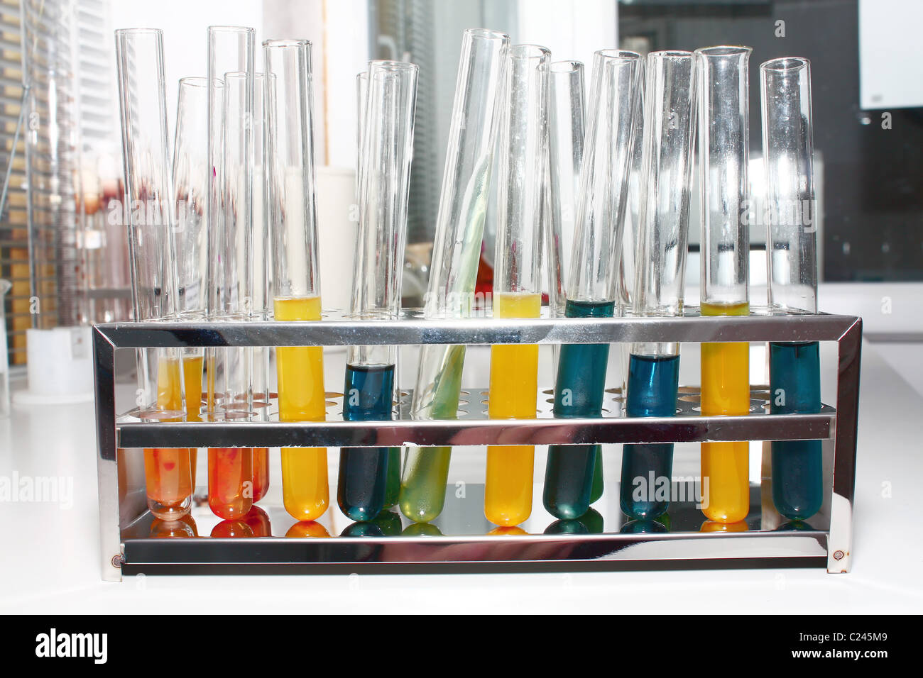 test tubes are in a laboratory Stock Photo - Alamy