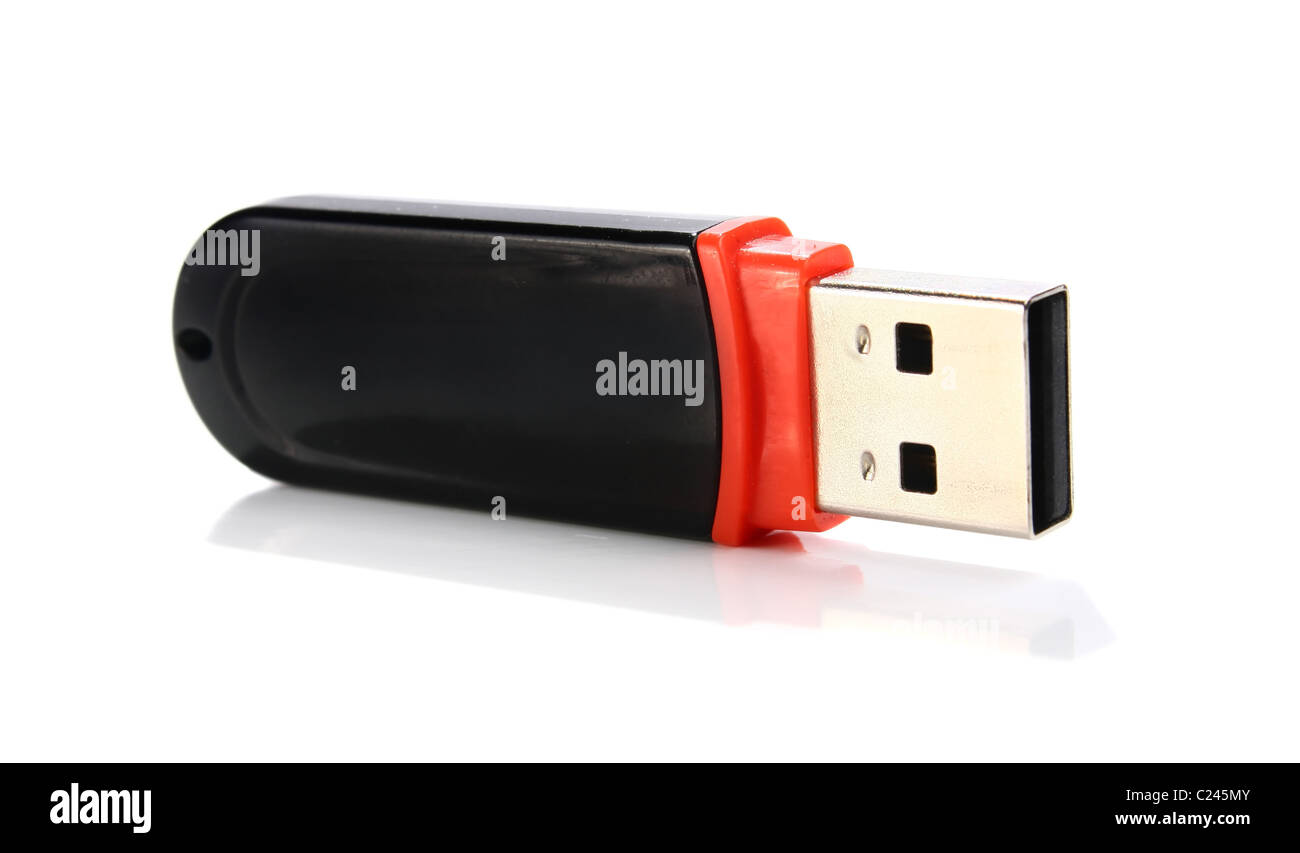 usb flash drive isolated on white background Stock Photo - Alamy