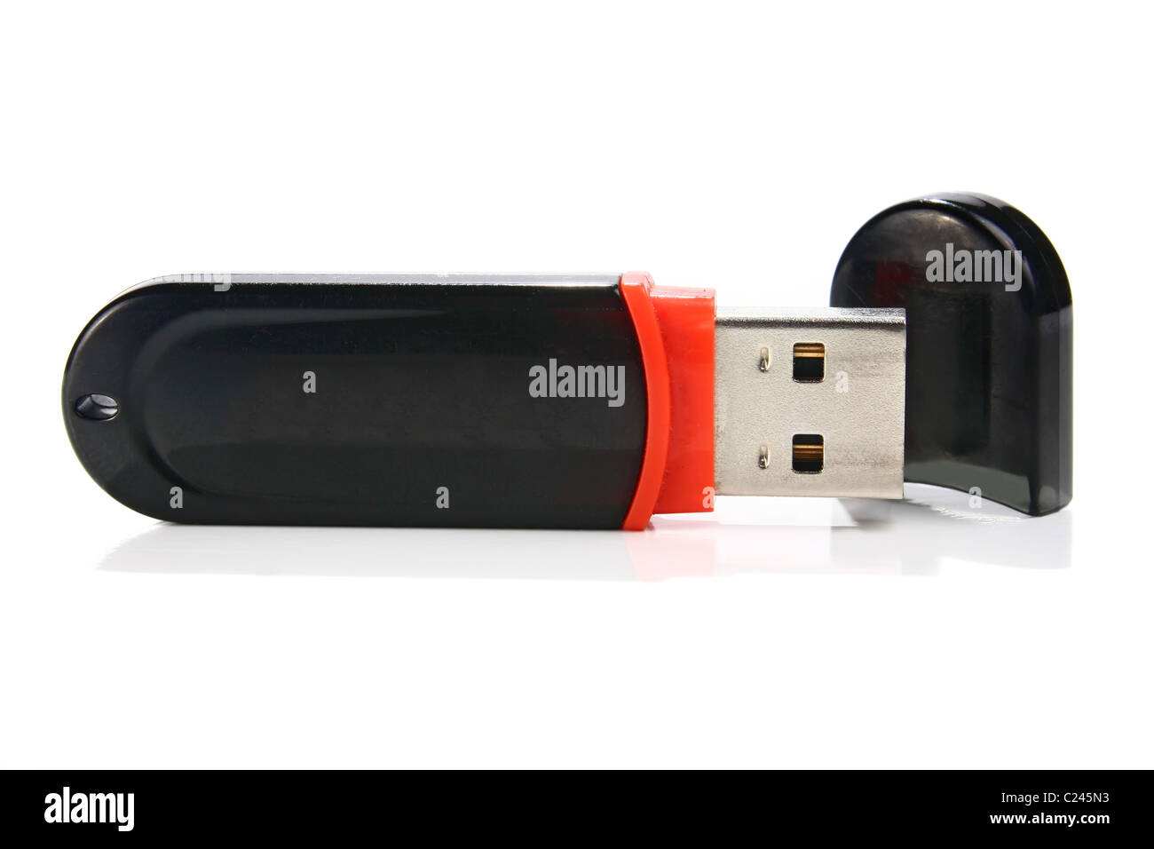 usb flash drive isolated on white background Stock Photo - Alamy