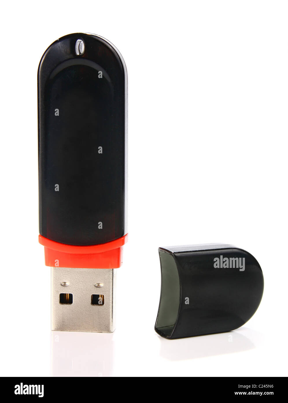 usb flash drive isolated on white background Stock Photo - Alamy