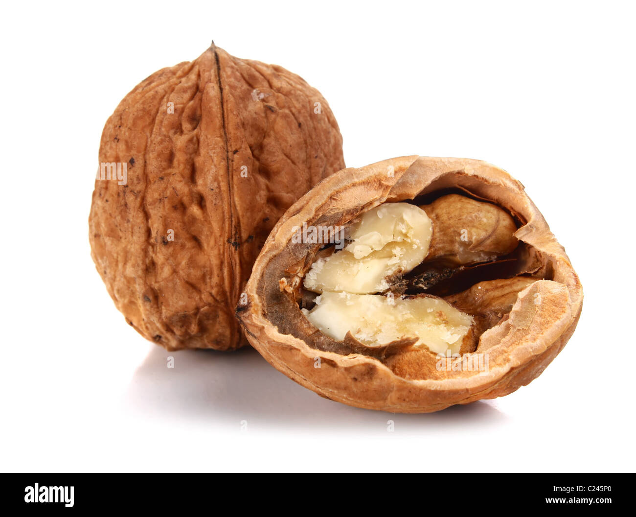 walnut isolated on white background Stock Photo - Alamy