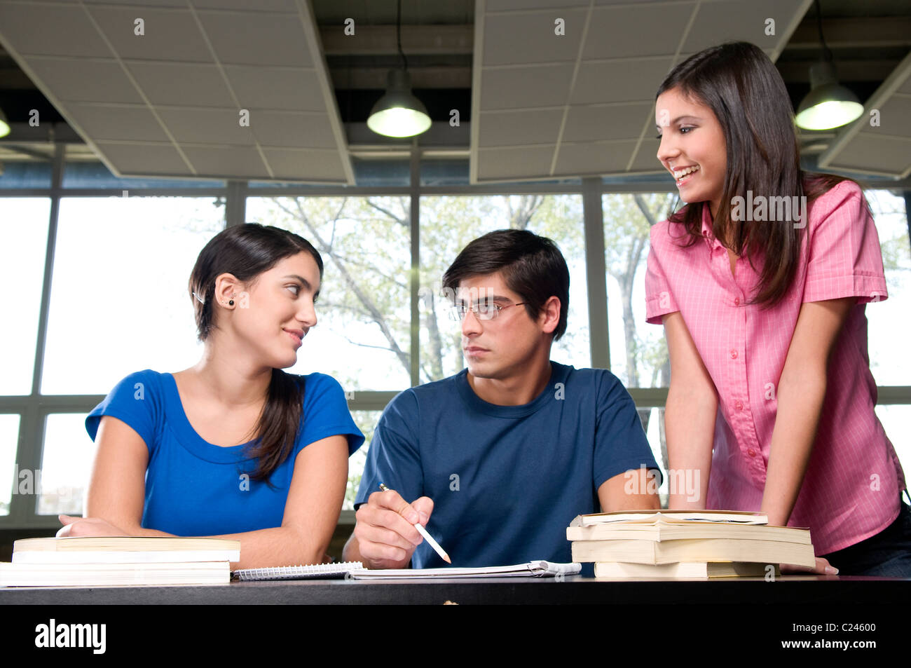 University students in a classroom Stock Photo - Alamy