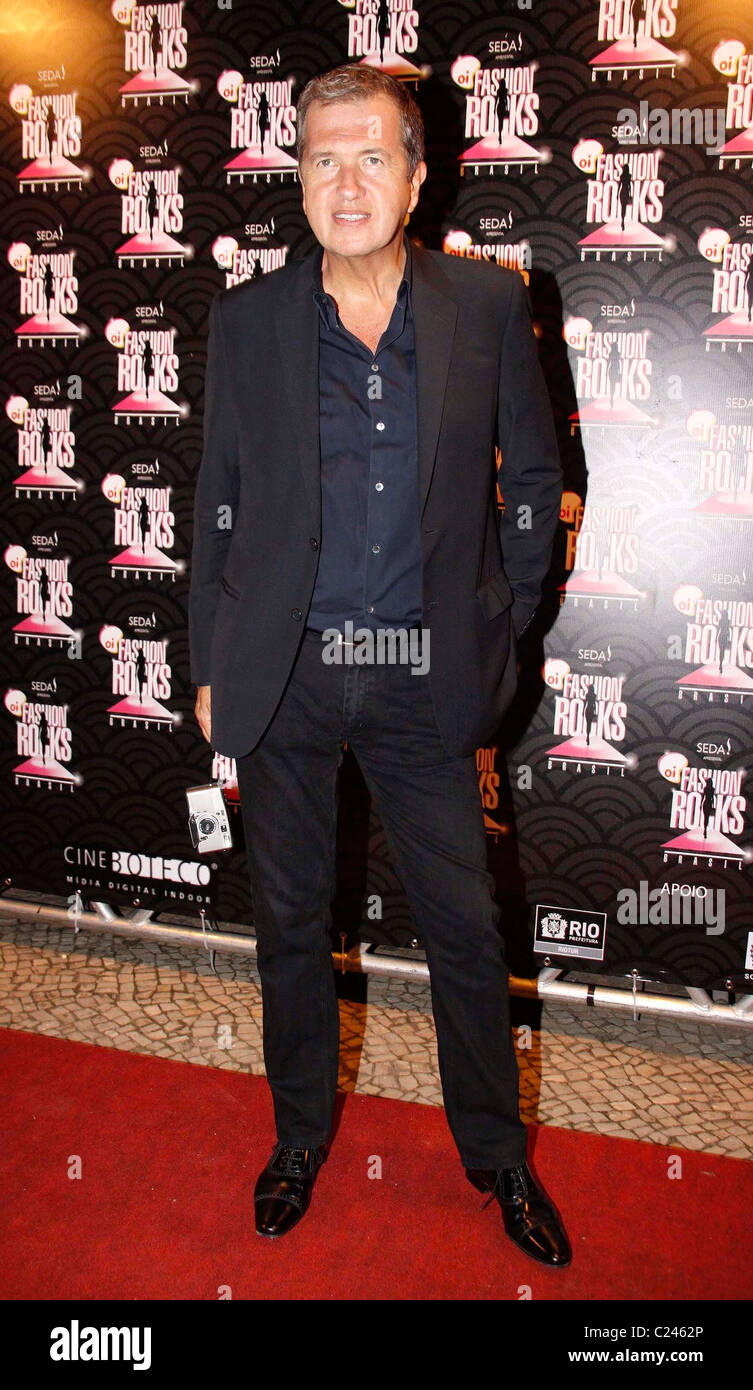 Mario Testino Fashion Rocks held at the Jockey club Rio de Janeiro ...