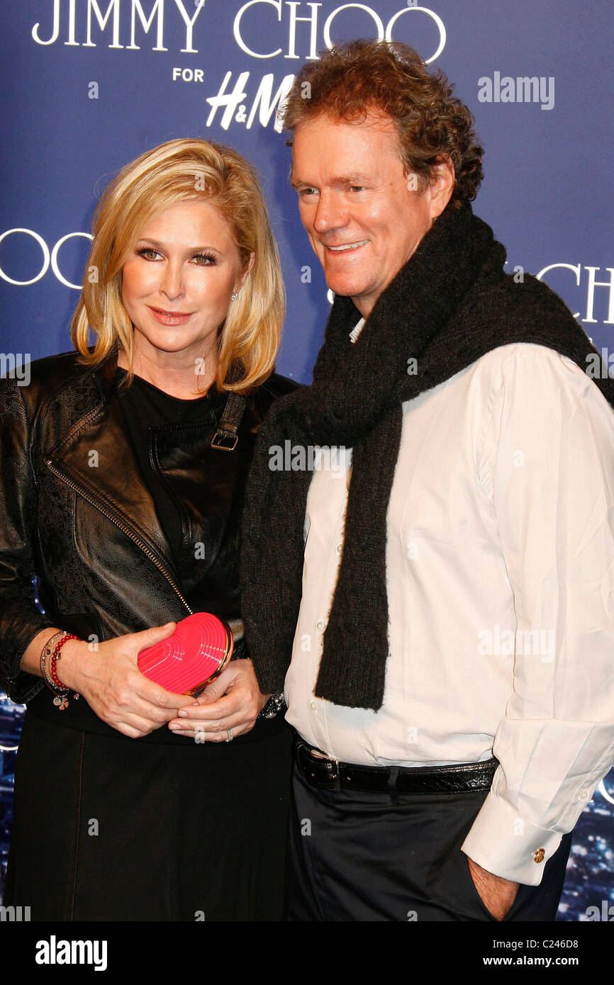 Kathy Hilton and Rick Hilton arriving at the Jimmy Choo for H&M Launch ...
