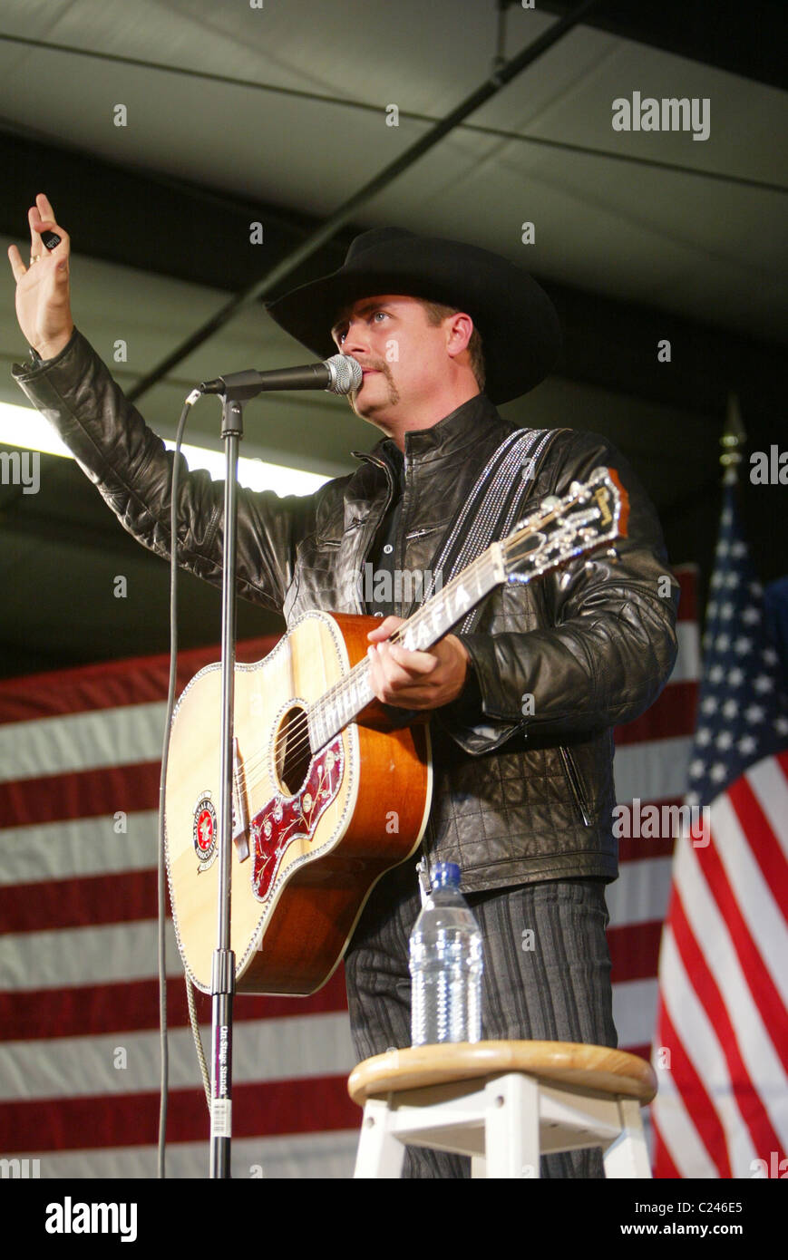 Country singer John Rich of Big and Rich at a pre-election rally at ...