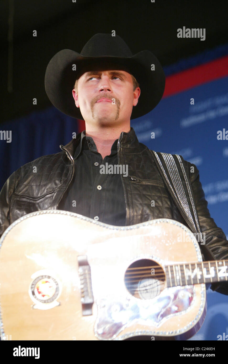 Country singer John Rich of Big and Rich at a pre-election rally at ...