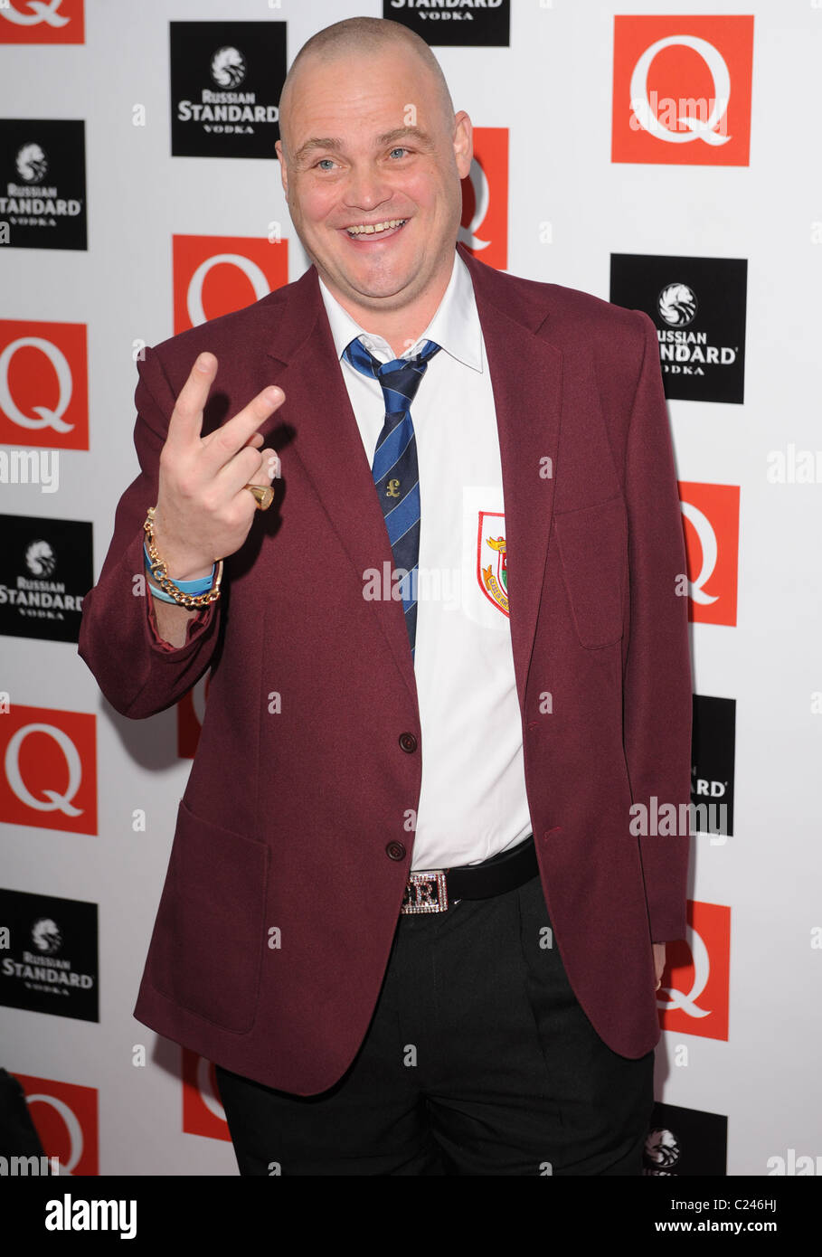 Al Murray at The Q Awards held at Grosvenor House - Arrivals London ...
