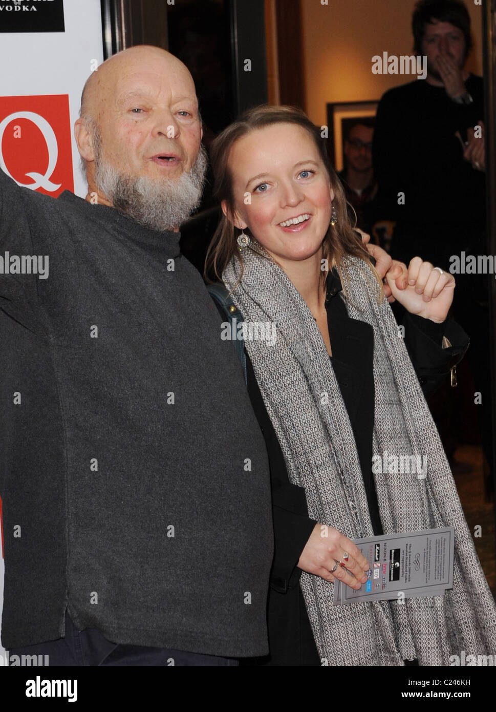 Emily Eavis and Michael Eavis at The Q Awards held at Grosvenor House ...
