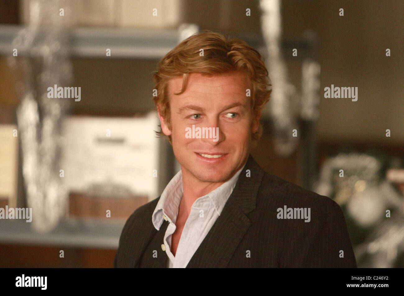 Simon Baker in a scene from the CBS television series 'The Mentalist ...