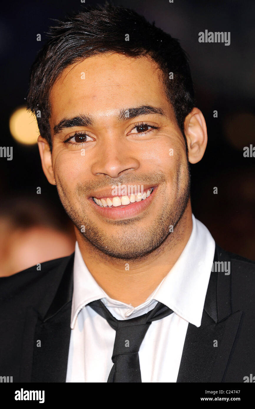 X Factor Finalists - Danyl Johnson at the film premiere of 'A Christmas ...