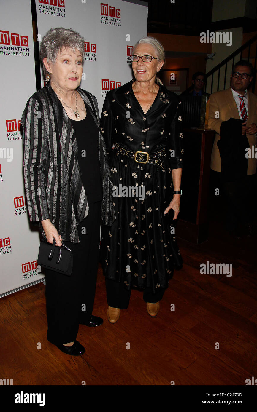 Lynn Redgrave and her sister Vanessa Redgrave Opening night of ...