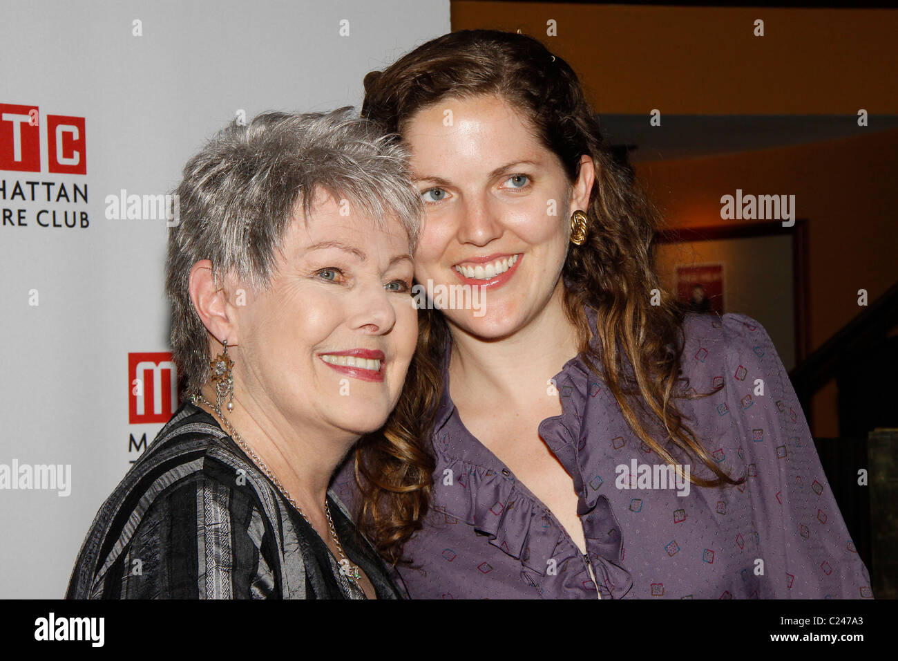 Lynn Redgrave and her daughter Annabel Clark Opening night of ...