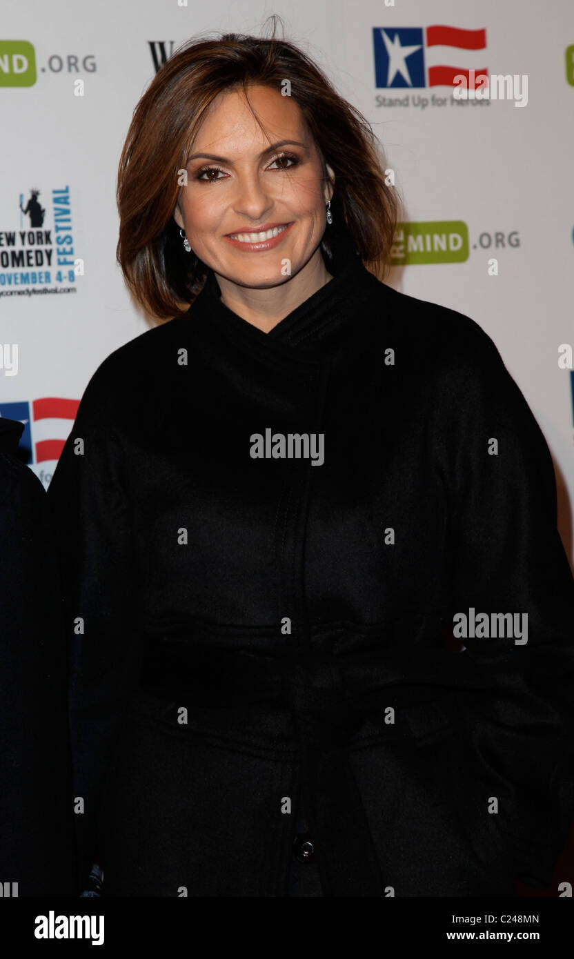 Mariska Hargitay, at the ''Stand Up For Heroes'' benefit for the Bob ...