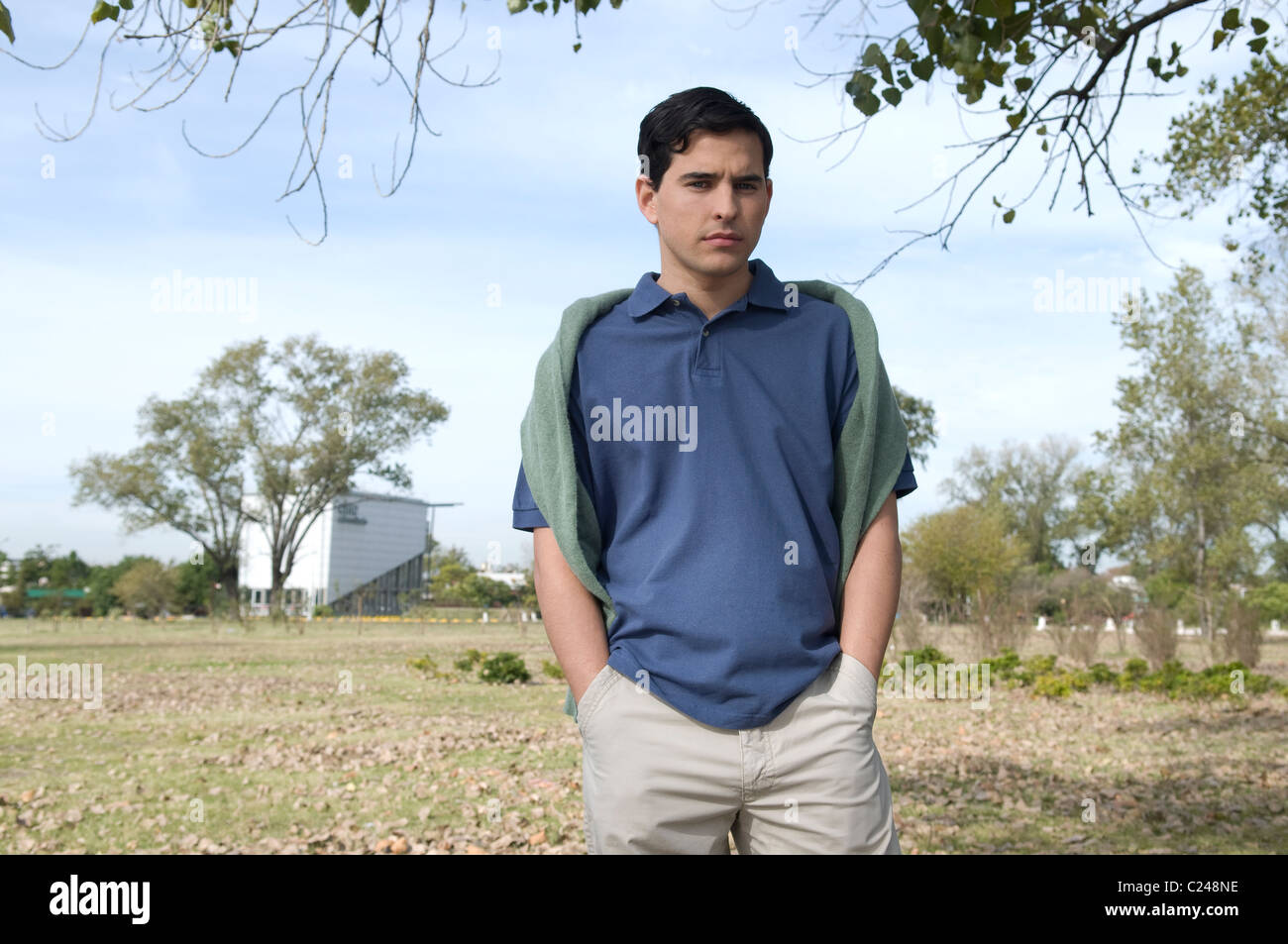 Portrait of university student on campus Stock Photo - Alamy
