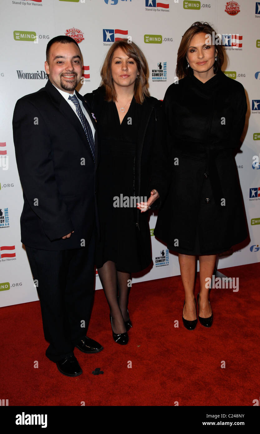 Mariska Hargitay (right), at the ''Stand Up For Heroes'' benefit for ...
