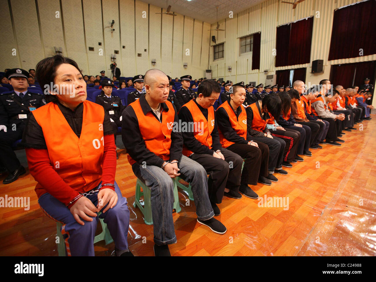 Xie Caiping in court She is known as the 'Godmother of the underworld ...