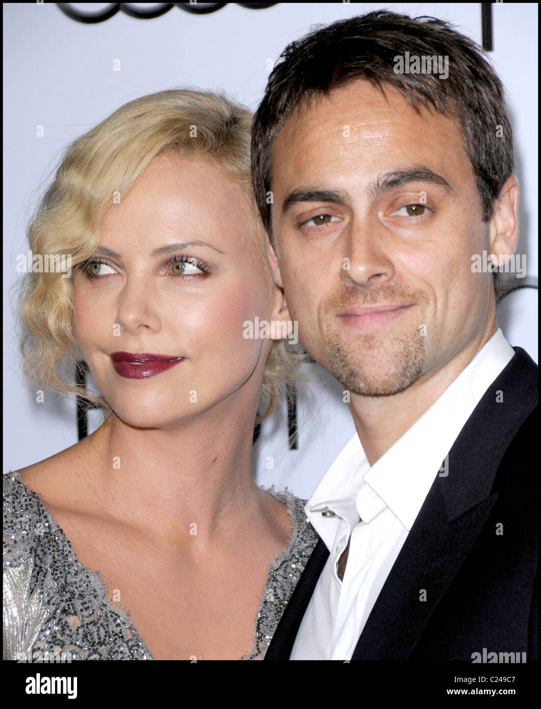 Charlize Theron and Stuart Townsend 2009 AFI Fest screening of 'The ...