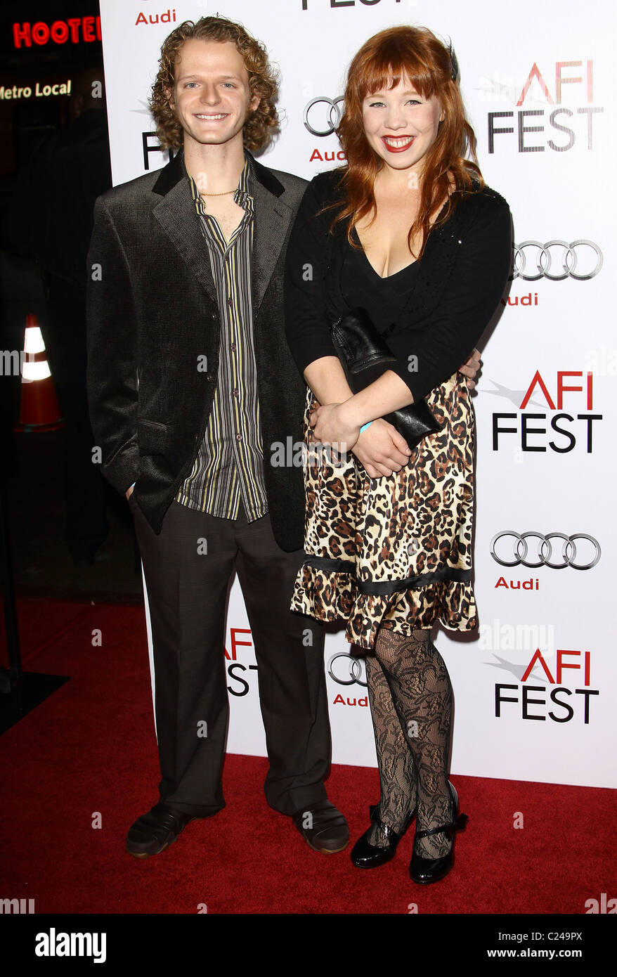 Nick Pasqual and Guest 2009 AFI Fest screening of 'The Road' held at ...