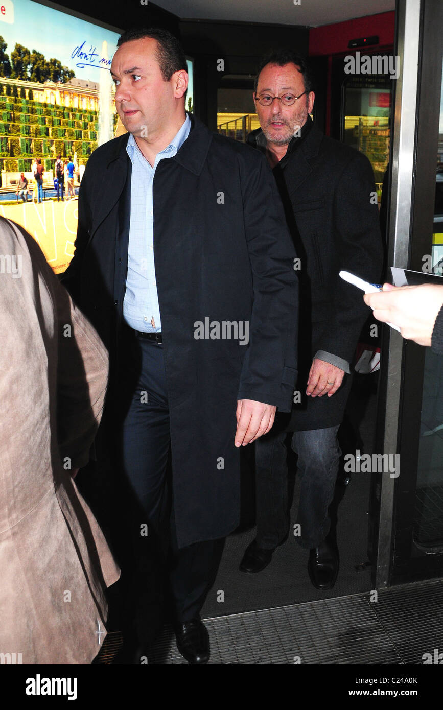 Jean Reno arriving at Tegel Airport for the MTV Europe Music Awards ...