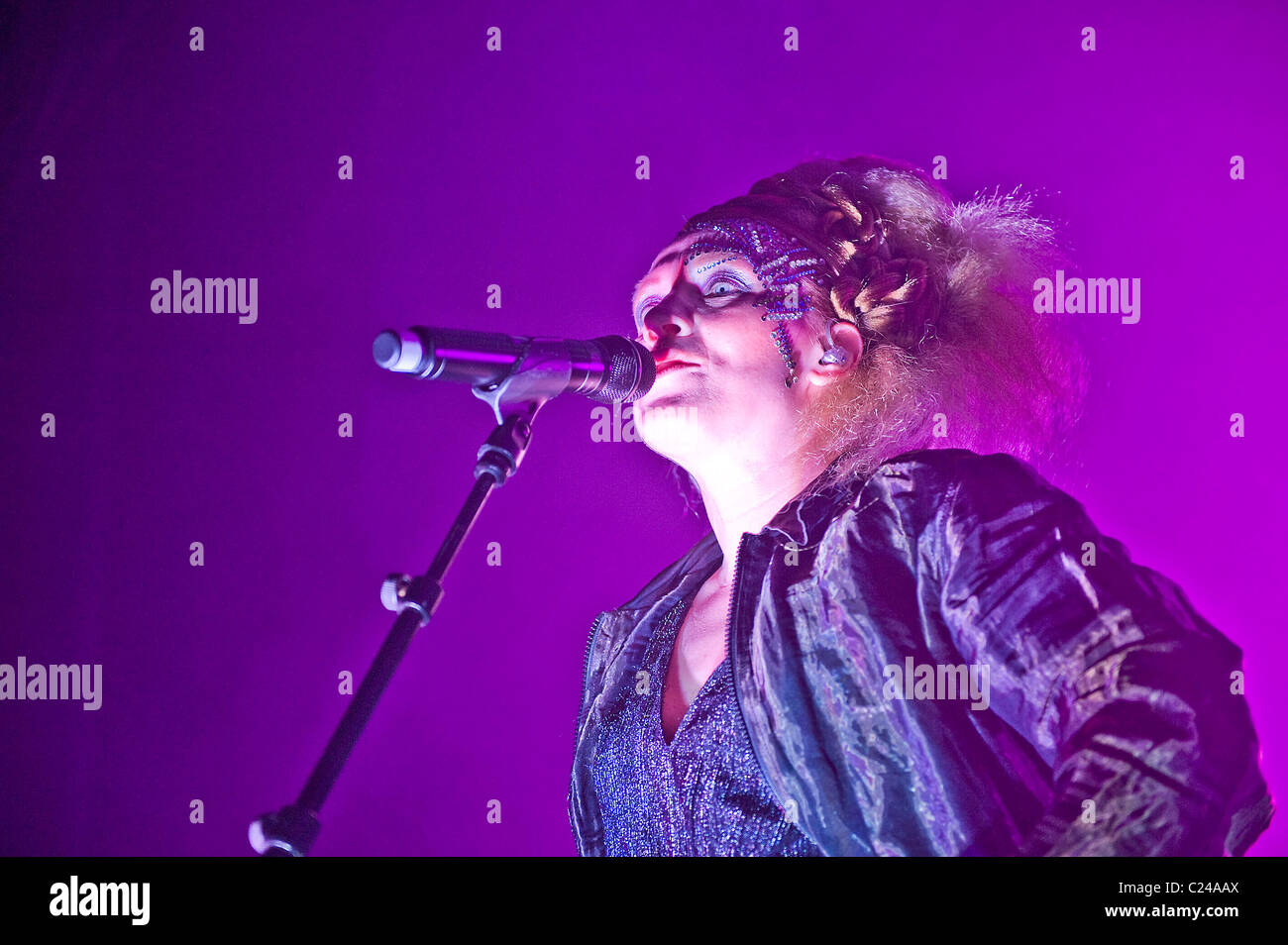 Norwegian electronic music duo Royksopp perform live at the Shepherds ...