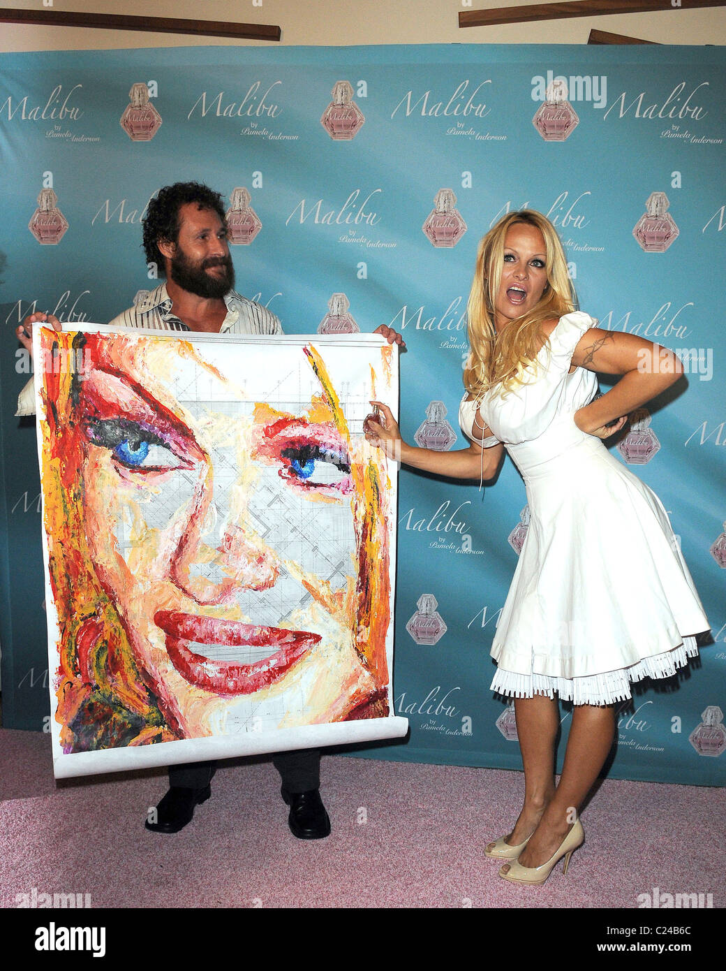 Pamela Anderson launches her new perfume 'Malibu' at W Fort Lauderdale ...