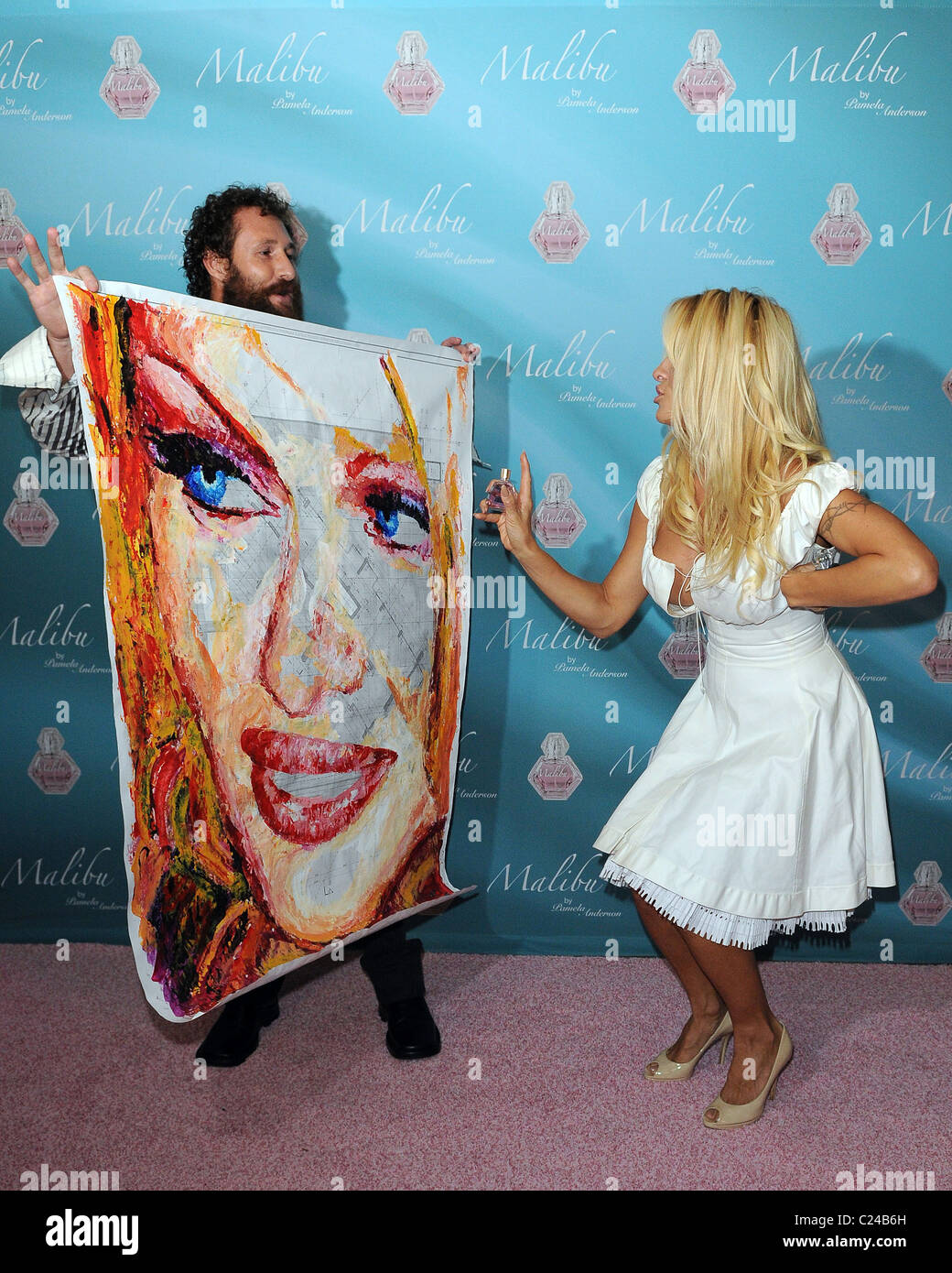 Pamela Anderson launches her new perfume 'Malibu' at W Fort Lauderdale ...