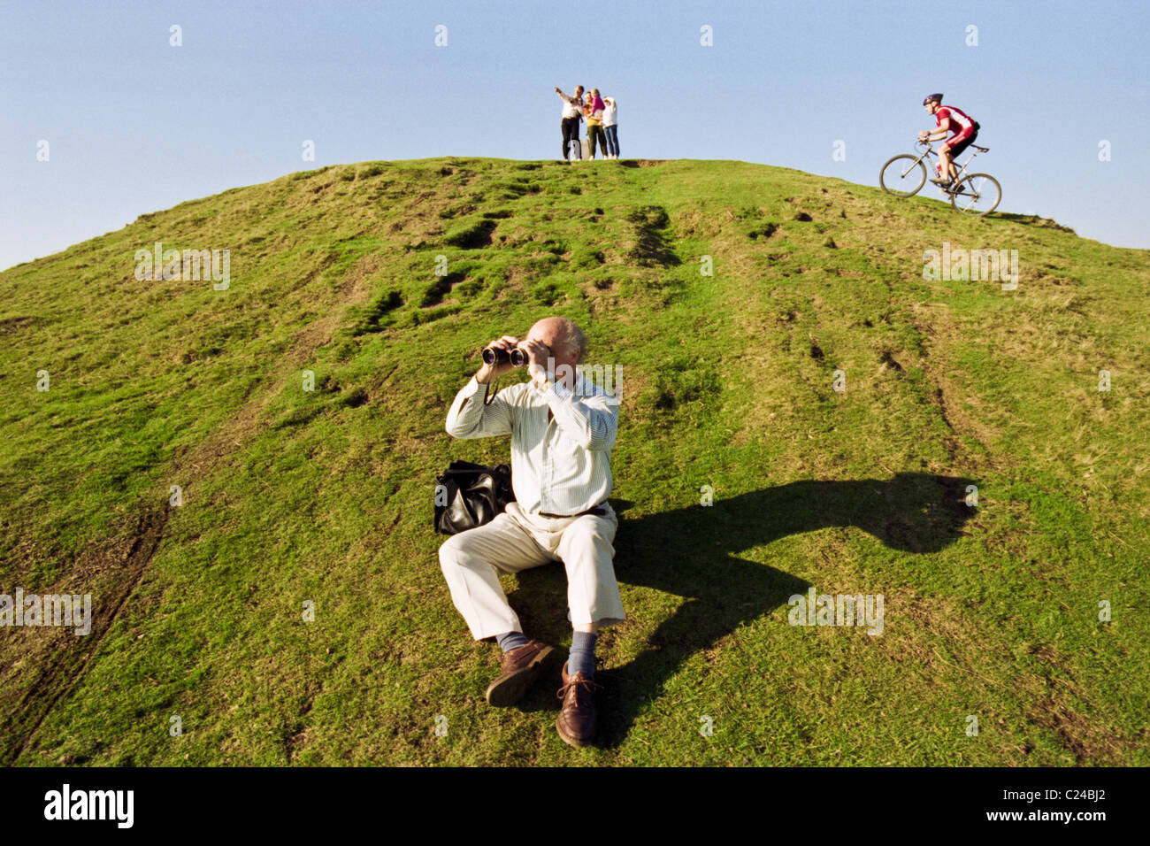Garth trig point hi-res stock photography and images - Alamy