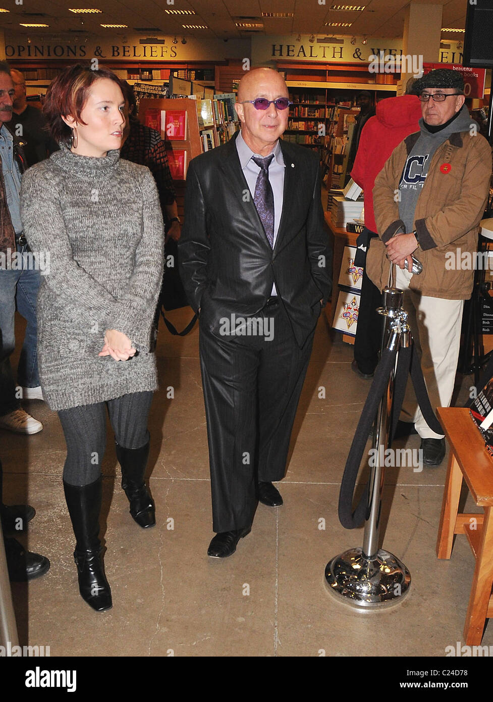 Paul Schaffer at the book signing for his new title 'We'll Be Here for ...