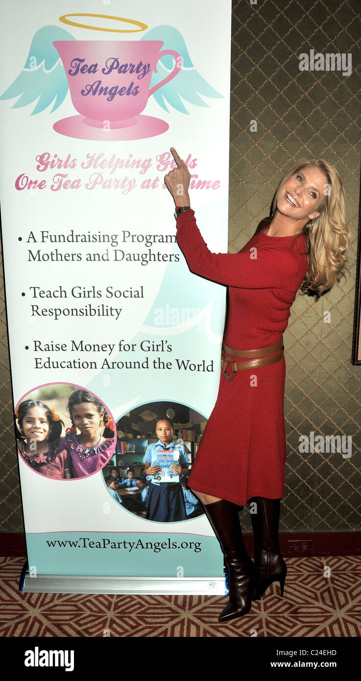 Christie Brinkley at the launch of Tea Party Angels New York City - USA ...