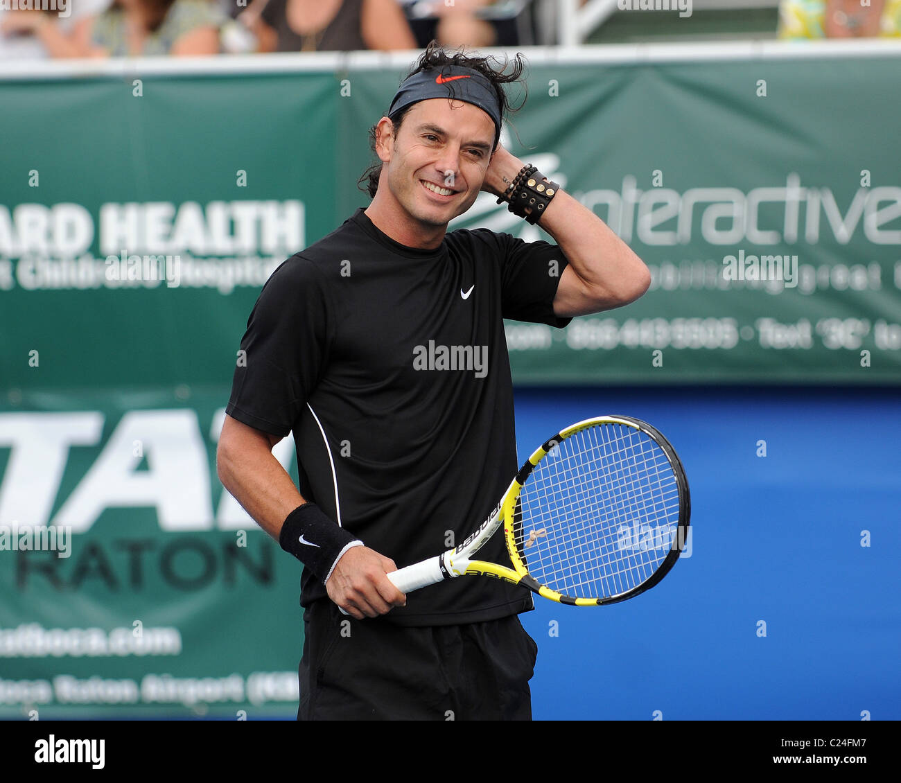 Gavin Rossdale participates in the Chris Evert Pro-Celebrity Tennis ...