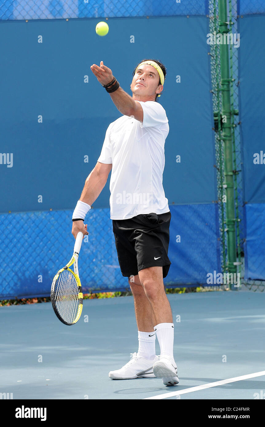 Gavin Rossdale participates in the Chris Evert Pro-Celebrity Tennis ...