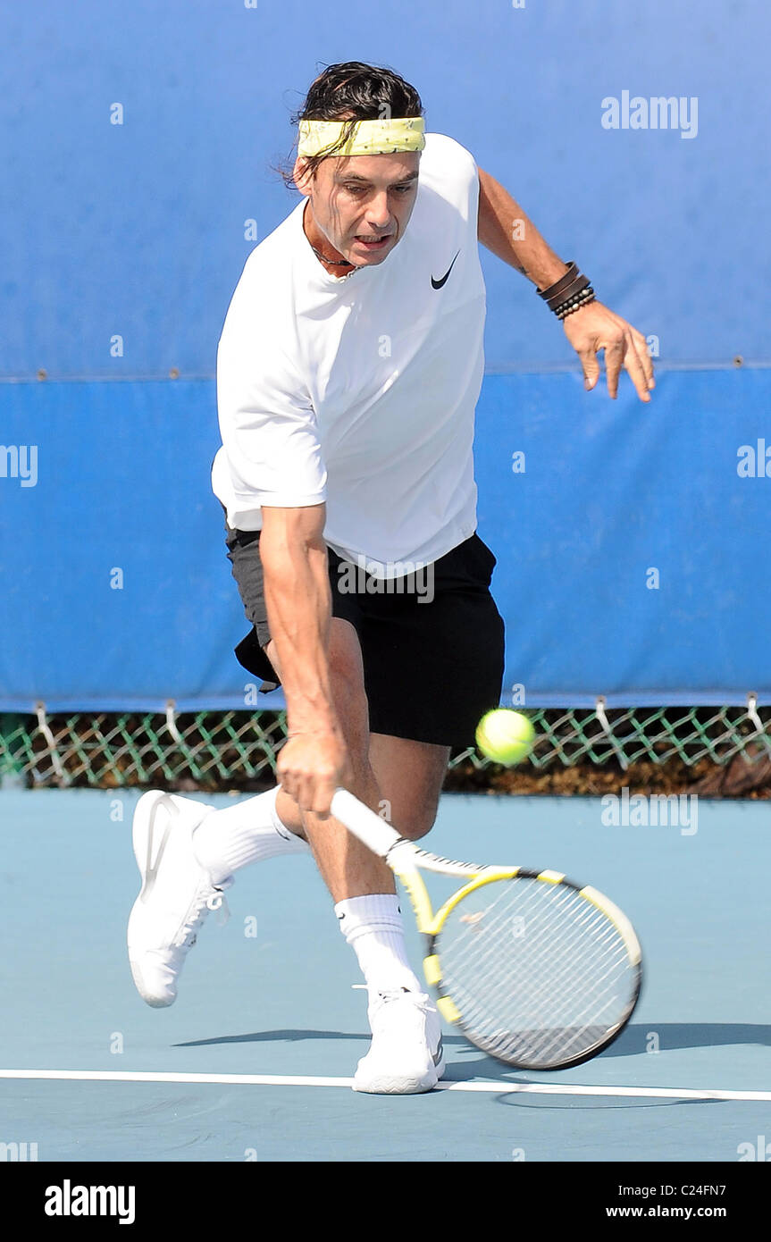 Gavin Rossdale participates in the Chris Evert Pro-Celebrity Tennis ...
