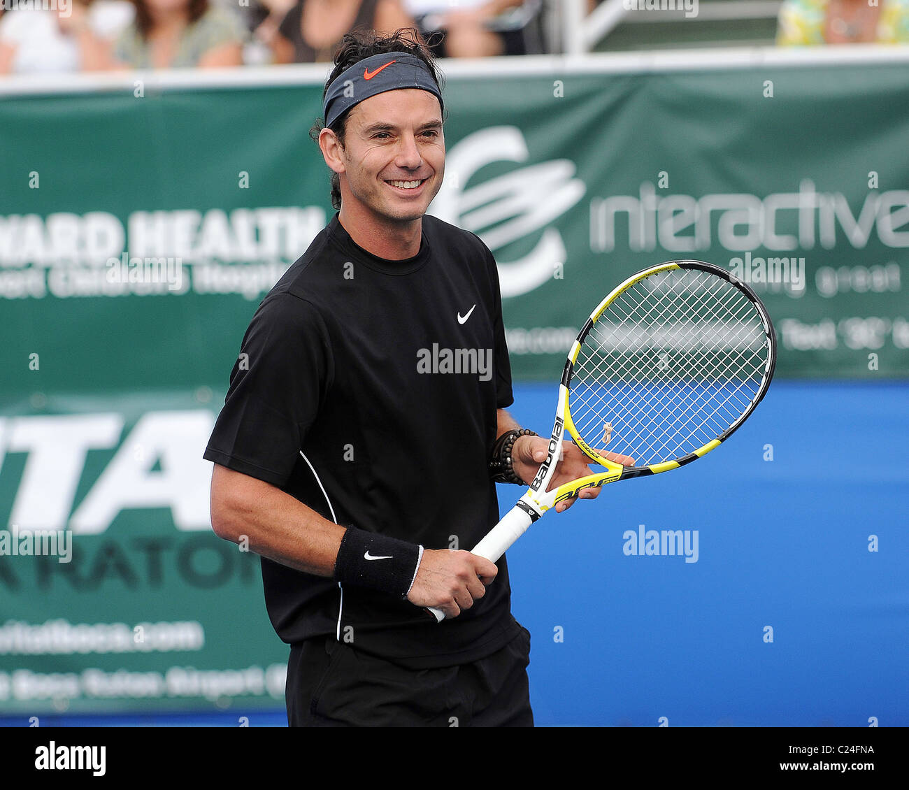 Gavin Rossdale participates in the Chris Evert Pro-Celebrity Tennis ...