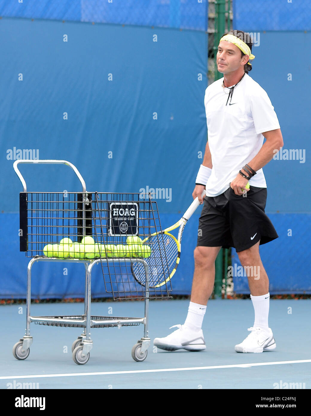 Gavin Rossdale participates in the Chris Evert Pro-Celebrity Tennis ...