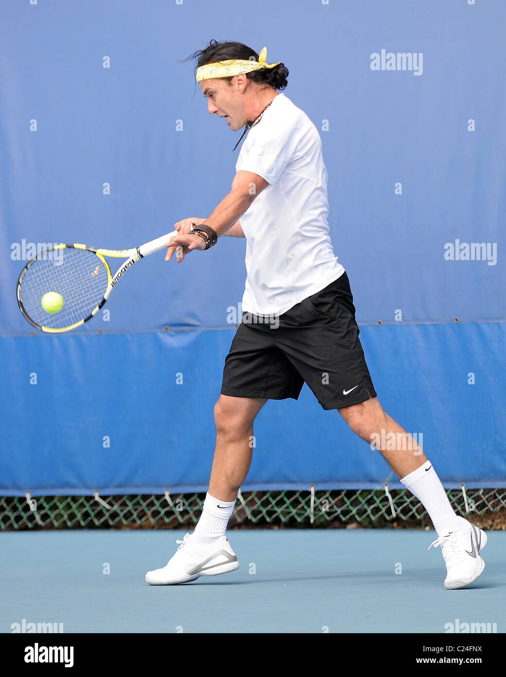 Gavin Rossdale participates in the Chris Evert Pro-Celebrity Tennis ...
